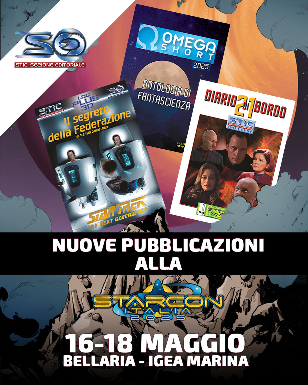 StarCon 2025 – Nuove pubblicazioni STIC-AL – STIC Star Trek News